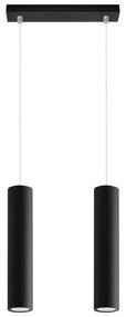 Sollux Lighting Závěsné svítidlo LAGOS 2 Černá