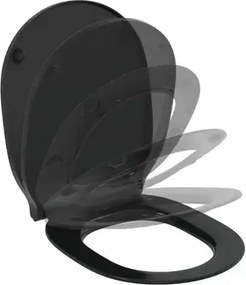 Ideal Standard Connect Air - WC sedátko wrapover | Soft-Close | černá