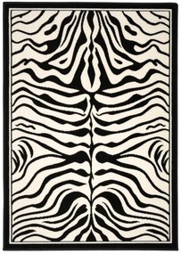 Alfa Carpets  Kusový koberec Zebra black/white - 120x170 cm