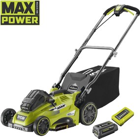 Ryobi RLM36X41H50PG 36V bezuhlíková sekačka na trávu s Power Assist šířka záběru 40cm