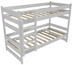 Vomaks Patrová postel PP 014 Rozměr: 90 x 180 cm, Barva: surové dřevo, Prostor mezi lůžky: 80 cm