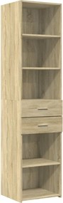 Skříň highboard dub sonoma 45 x 42,5 x 185 cm kompozitní dřevo 3281450