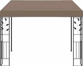 Altán ke zdi 3 x 3 x 2,5 m taupe 312265