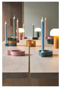 Bílá/růžová LED stolní lampa (výška 22,5 cm) Styles – Villa Collection