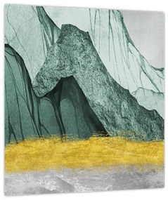 Obraz - Smaragdové hory N⁰2 (30x30 cm)