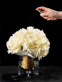 Côte Noire Luxury Grand Bouquet kytice 13 parfémovaných růží Champagne