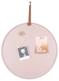 Magnetická nástěnka Perky světle růžová ∅ 50 cm