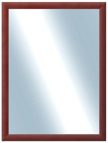 DANTIK - Zarámované zrcadlo - rozměr s rámem cca 60x80 cm z lišty LEDVINKA vínová (1445)