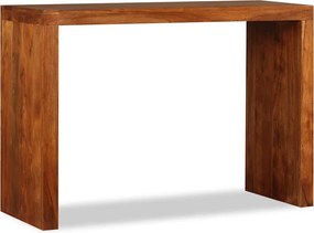 Konzolový stolek masivní dřevo s medovým povrchem 110x40x76 cm 244671