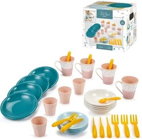 ECOIFFIER Sada nádobí na piknik VertAzur / 32 dílů / Plast / od 18 měs