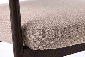 Designová jídelní židle Jacqueline tmavě hnědý dub