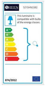 Závěsné svítidlo v černo-zlaté barvě s kovovým stínidlem ø 20 cm Berceste – Opviq lights