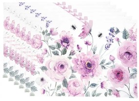 Prostírání 6ks Roses and butterflies – 48x33 cm