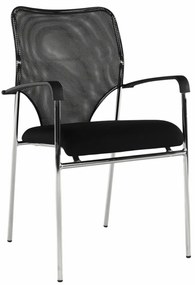 Zasedací židle, černá, Tempo Kondela UMUT