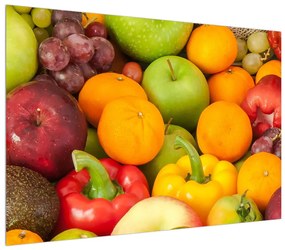 Obraz ovoce a zeleniny (100x70 cm)