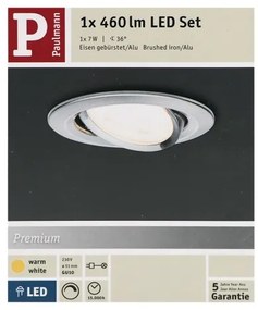 Paulmann 93603 - LED-GU10/7W IP23 Stmívatelné koupelnové svítidlo NOVA 230V