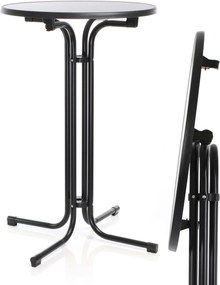 Barový stůl Toboli – 80 cm, 110 cm, černá (64223)