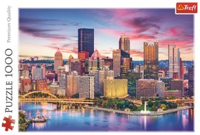 TREFL PUZZLE Pittsburgh Pensylvánie USA 68x48cm skládačka 1000 dílků tr10723