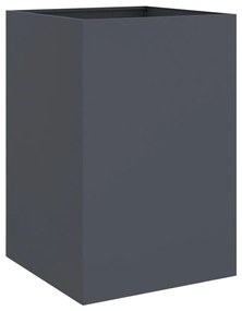 vidaXL Truhlík antracitový 52 x 48 x 75 cm ocel válcovaná za studena