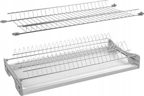 Odkapávač Na Nádobí Do Skříně 60 CM 600 MM Dvouúrovňový Gtv Chrom