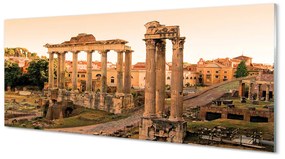 akrylový obraz Řím Roman Forum svítání 120x60 cm