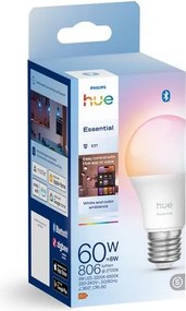 8720169392182 Philips Hue Essential White and color Ambiance LED žárovka E27 8W/806lm 2200-6500K+RGB bílá