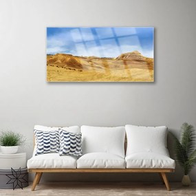 akrylový obraz Poušť Vrcholky Krajina 100x50 cm