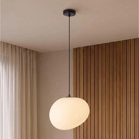 BRILAGI - Lustr na lanku PEBBLES 1xE27/40W/230V pr. 30 cm černá