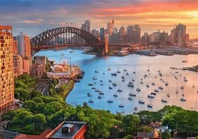 Trefl - Puzzle - Sydney (Austrálie) / 1000 dílků / 68.3 x 48 cm / věk