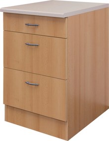 XXXLutz SPODNÍ SKŘÍŇKA SE ZÁSUVKAMI FlexWell - Online Only kuchyňské skříňky - 002539013823