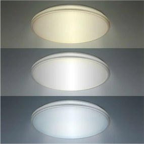 LED stropní světlo odolné vůči vlhkosti WO796 - průměr 33 cm, bílá