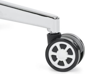 Kancelářská ergonomická židle PORTE — síťovina, šedá