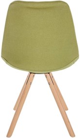 Bhm germany Jídelní židle Sofia I, textil, zelená