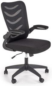 Profilovaná kancelářská Nastavitelná židle Černá SANDRO