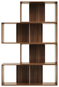 Hnědý modulární policový systém v dekoru ořechu 4 ks 168x76 cm Litto – Kave Home