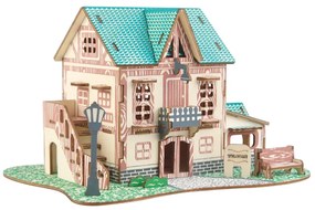 Woodcraft construction kit Woodcraft Dřevěné 3D puzzle Hostinec