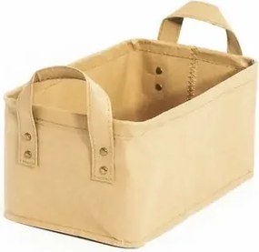 Compactor Basket Ecologic béžová / Úložný košík s dvěma držadly / 28 x