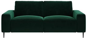 Třímístná pohovka tendo 205 cm velvet zelená MUZZA