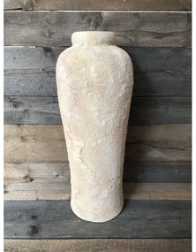 Béžová keramická váza HJ0042