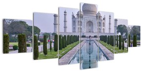 Obraz - Taj Mahal za východu slunce (210x100 cm)