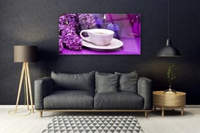 akrylový obraz Hrnek Květiny Rostlina 120x60 cm