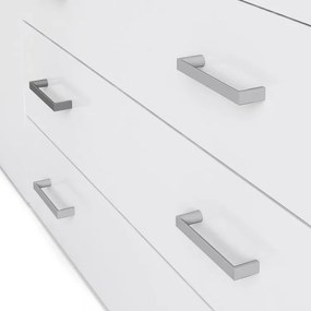 FALCO Čtyřdveřová  šatní skříň Home 10 bílá/bílý lesk