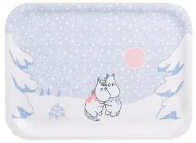 Servírovací tác Moomin Let It Snow 27x20 cm Muurla