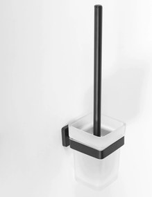 Tutumi Rea Erlo 05, nástěnný WC s kartáč 332918, černá matná, REA-06910