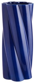 Butlers TWIST Váza 30 cm - modrá