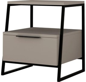 Asir Noční stolek ORI černá/taupe 855DTE3549