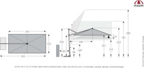 Doppler ACTIVE 240 x 135 cm béžová