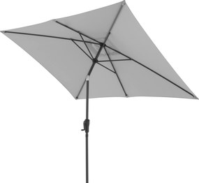 Doppler LIFE zahradní slunečník 250 x 200 cm světle šedá