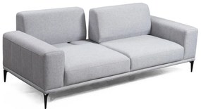 Hanah Home Třímístná pohovka NIKEA světle šedá nastavitelná 560ARE1710