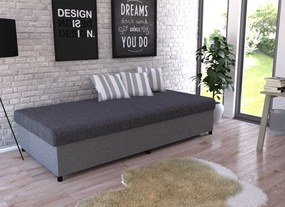 Válenda s úložným prostorem, světle šedá/šedá, ALEX